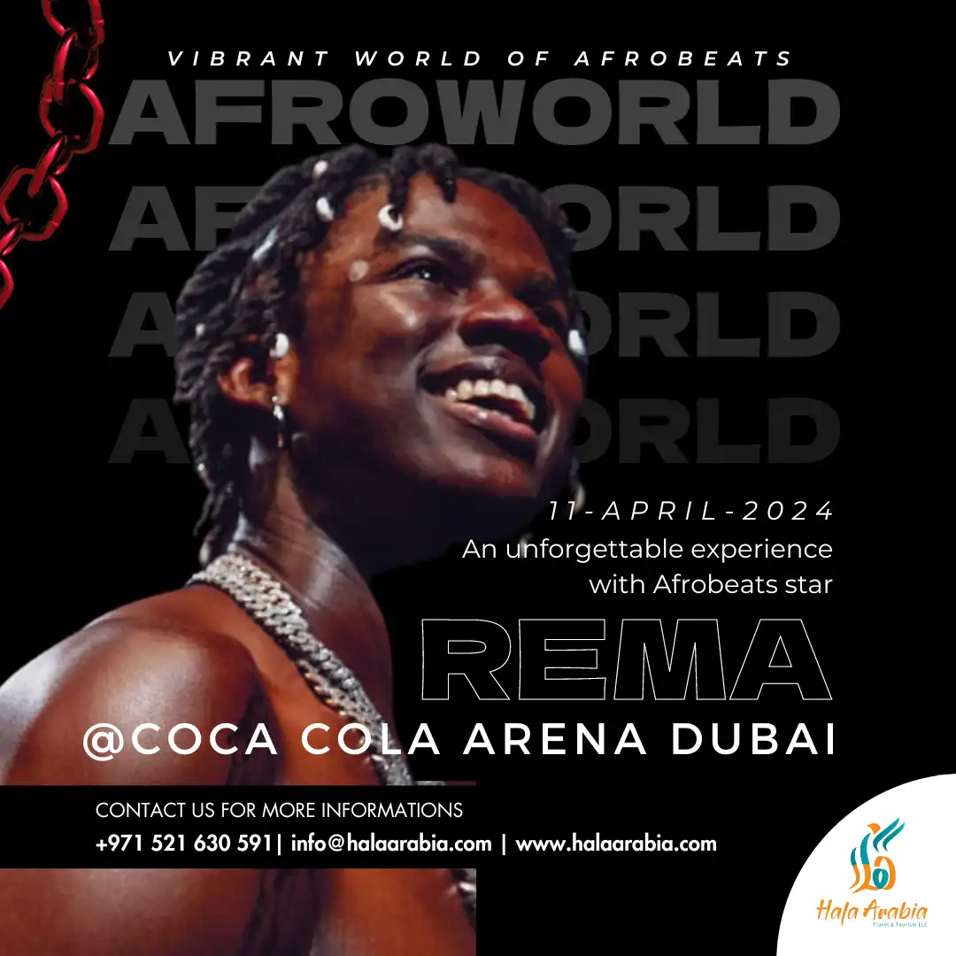 Afroworld with Rema Live at Coca Cola Arena Dubai | 11 April