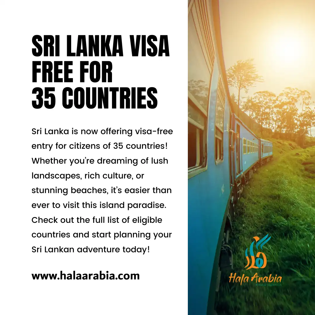 Sri Lanka Visa Free for 35 Countries - Complete 2024 List